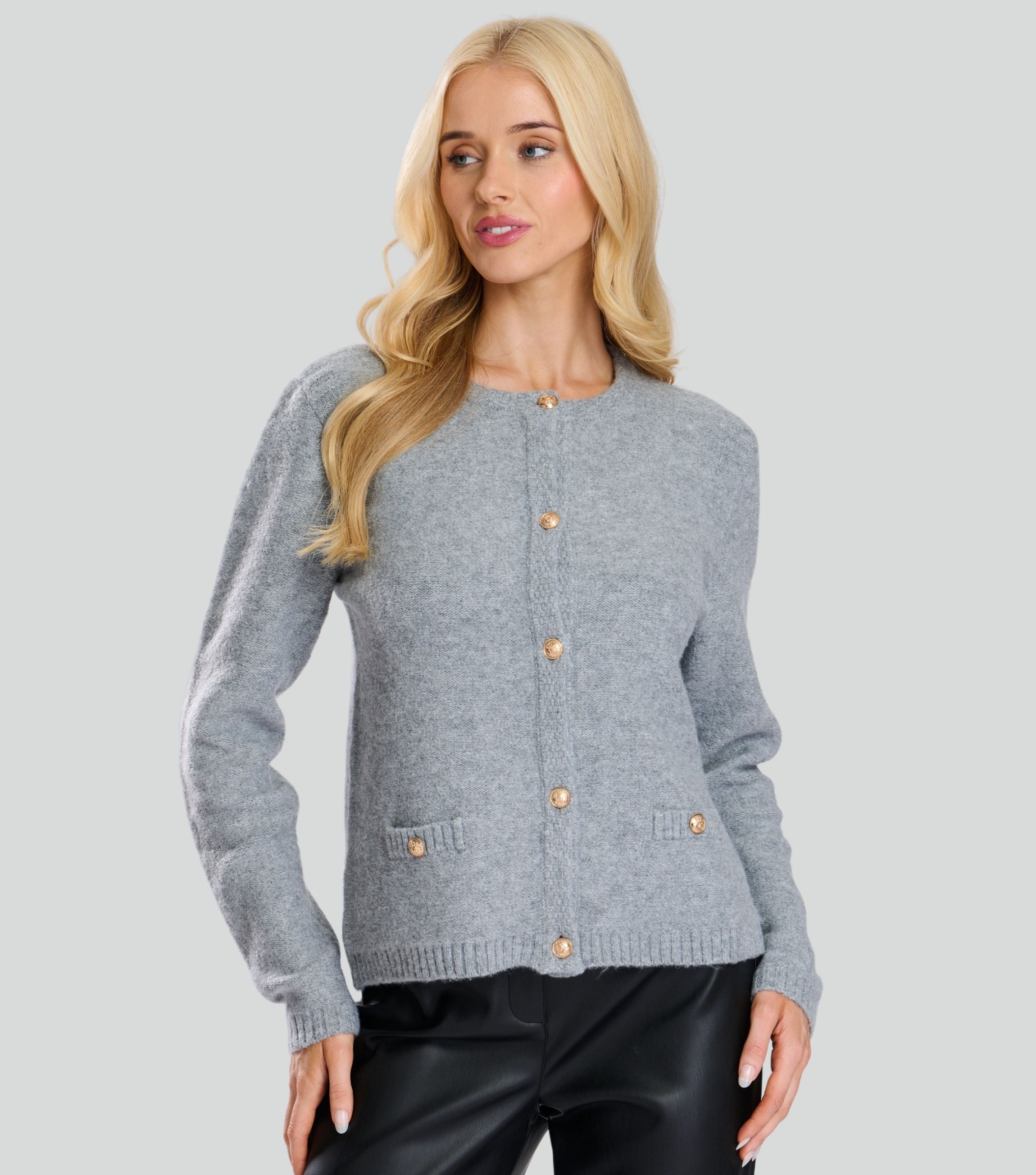 Soft Grey Cardi Jacket | Everyday Layer | The Edit Boutique